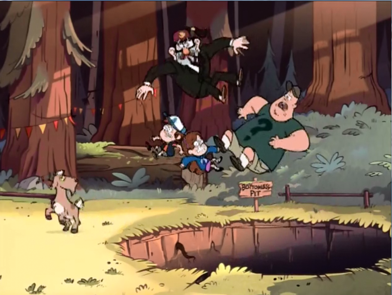 Where there had been darkness...: Gravity Falls Review: Bottomless Pit!