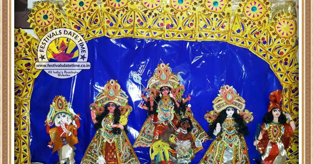 Hand Made Durga Murti and Pandal Design by a Kolkata Artist - Festivals ...