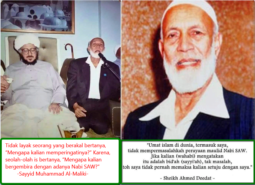 Qosim Ibn Aly: Ahmad Deedat dan Maulid Nabi Muhammad SAW