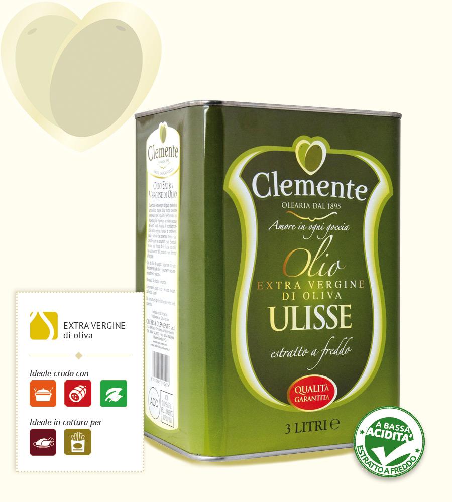 Ulisse 3EVOO Oil by Clemente Italian Family
