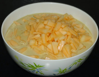 Vidyas Veg Recipes: Chibud rasayana recipe - Mash melon rasayana recipe