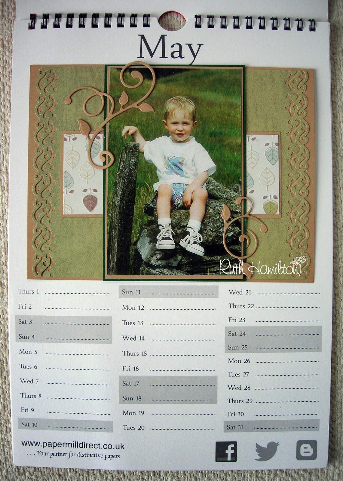 A Passion For Cards: Papermill Calendar