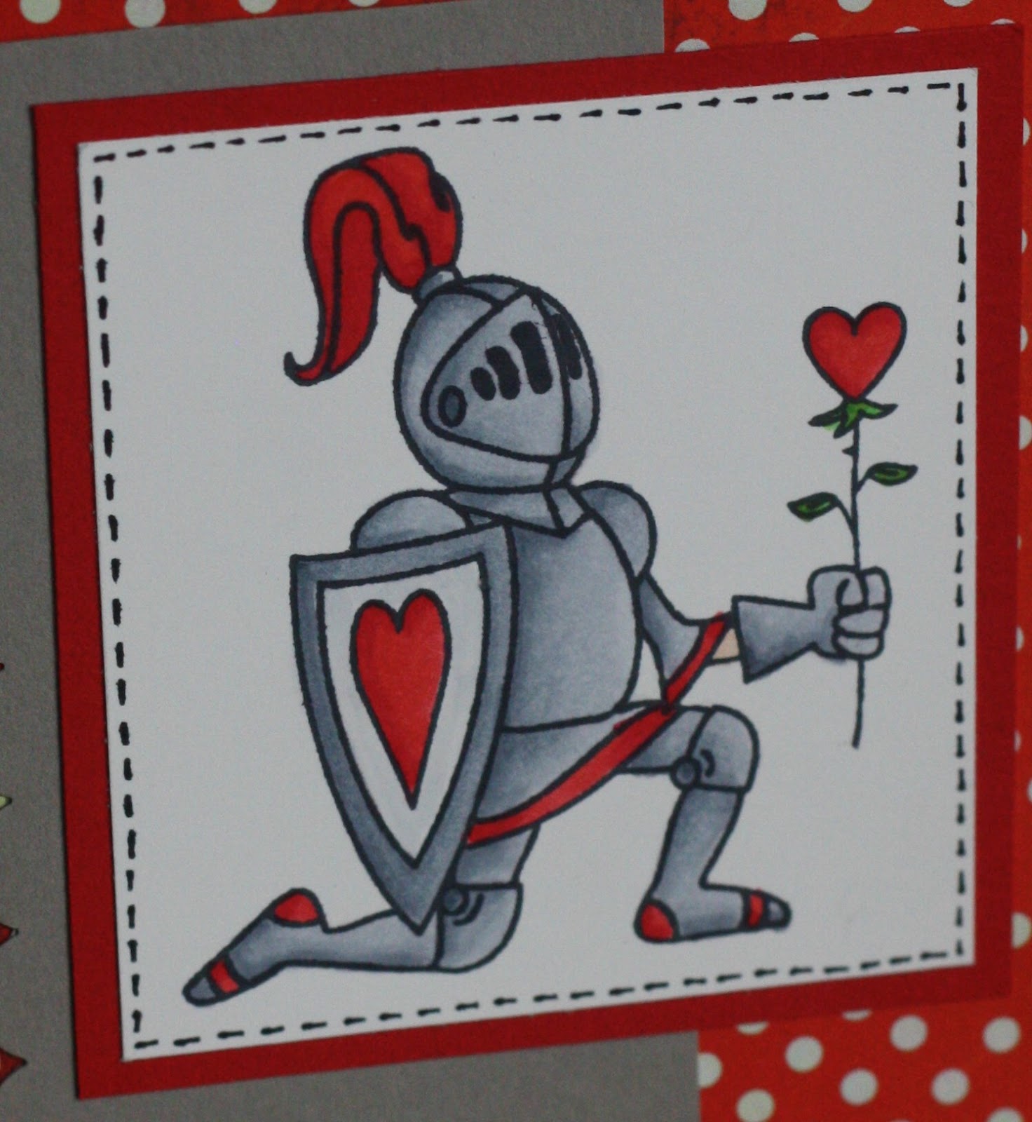 Little Creative Nest: Knight in Shining Armor card