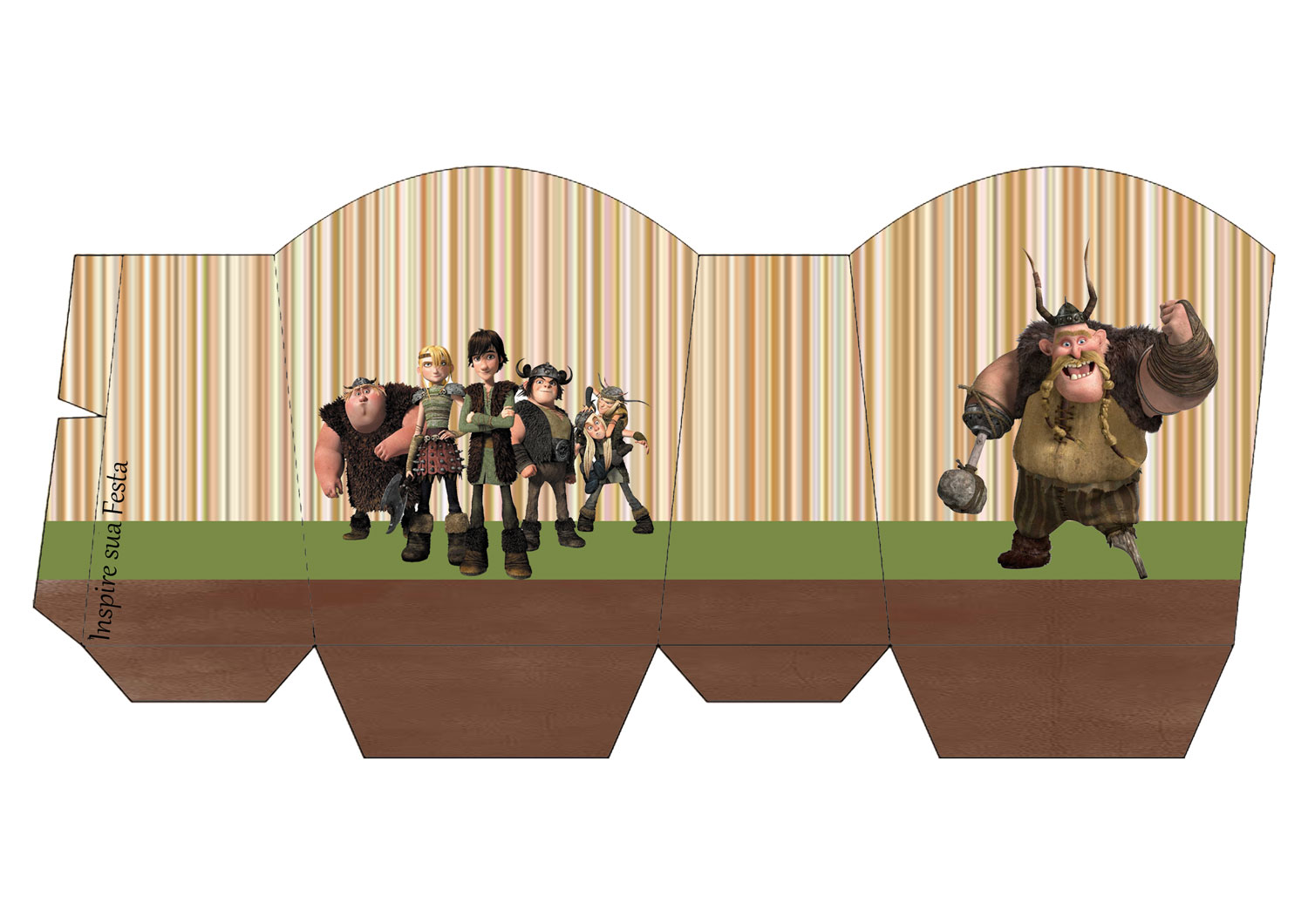 How to Train your Dragon Party: Free Printable Boxes. - Oh My Fiesta ...