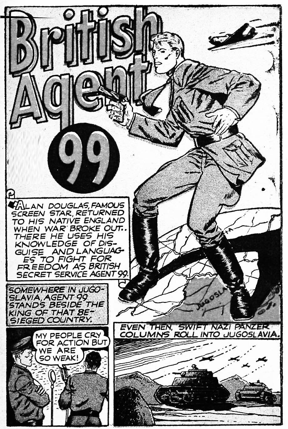 Shades of Gray: Forgotten Comics: "Jill Trent" & "British Agent 99"