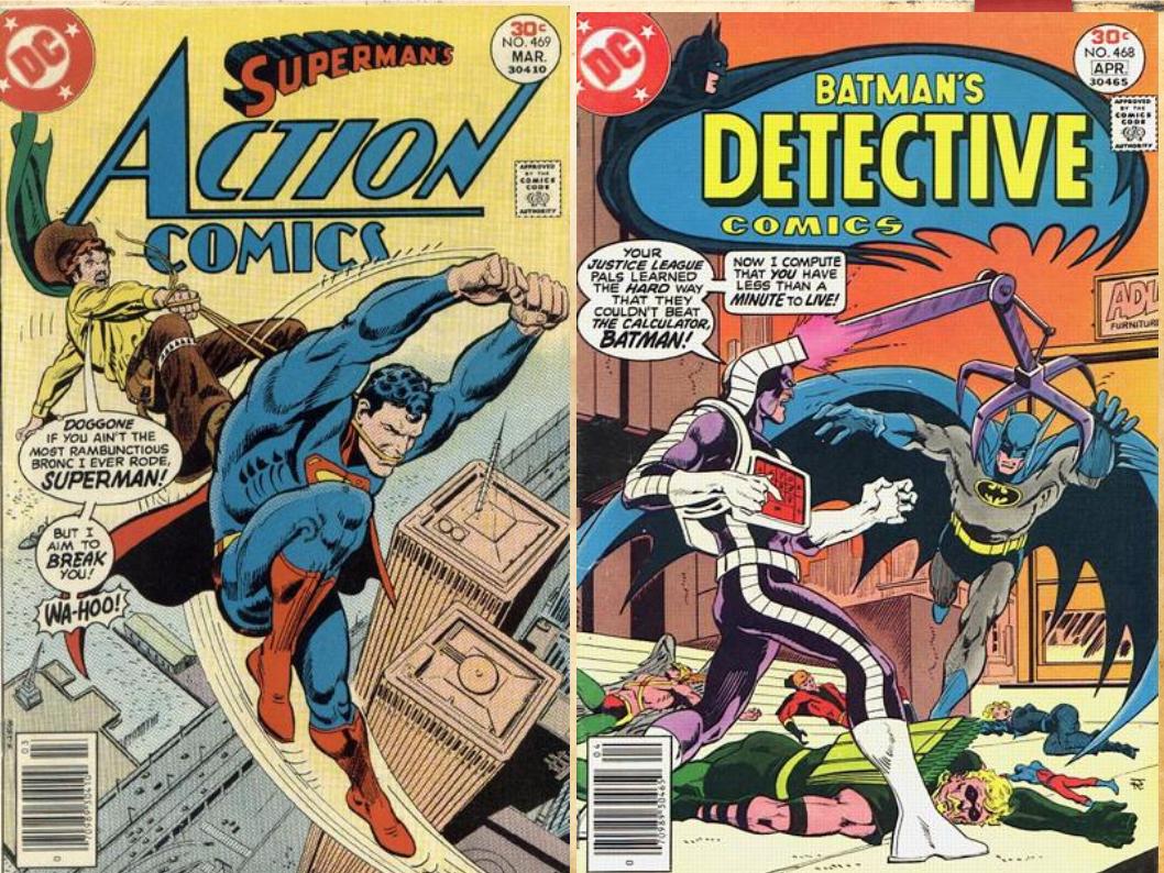 Dave's Comic Heroes Blog: When Did Action Comics Overtake Detective Comics