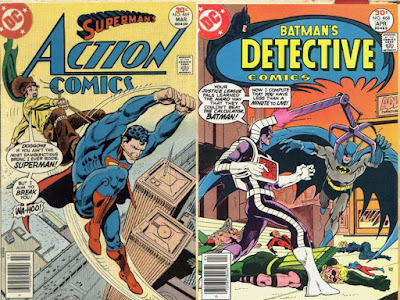 Dave's Comic Heroes Blog: When Did Action Comics Overtake Detective Comics