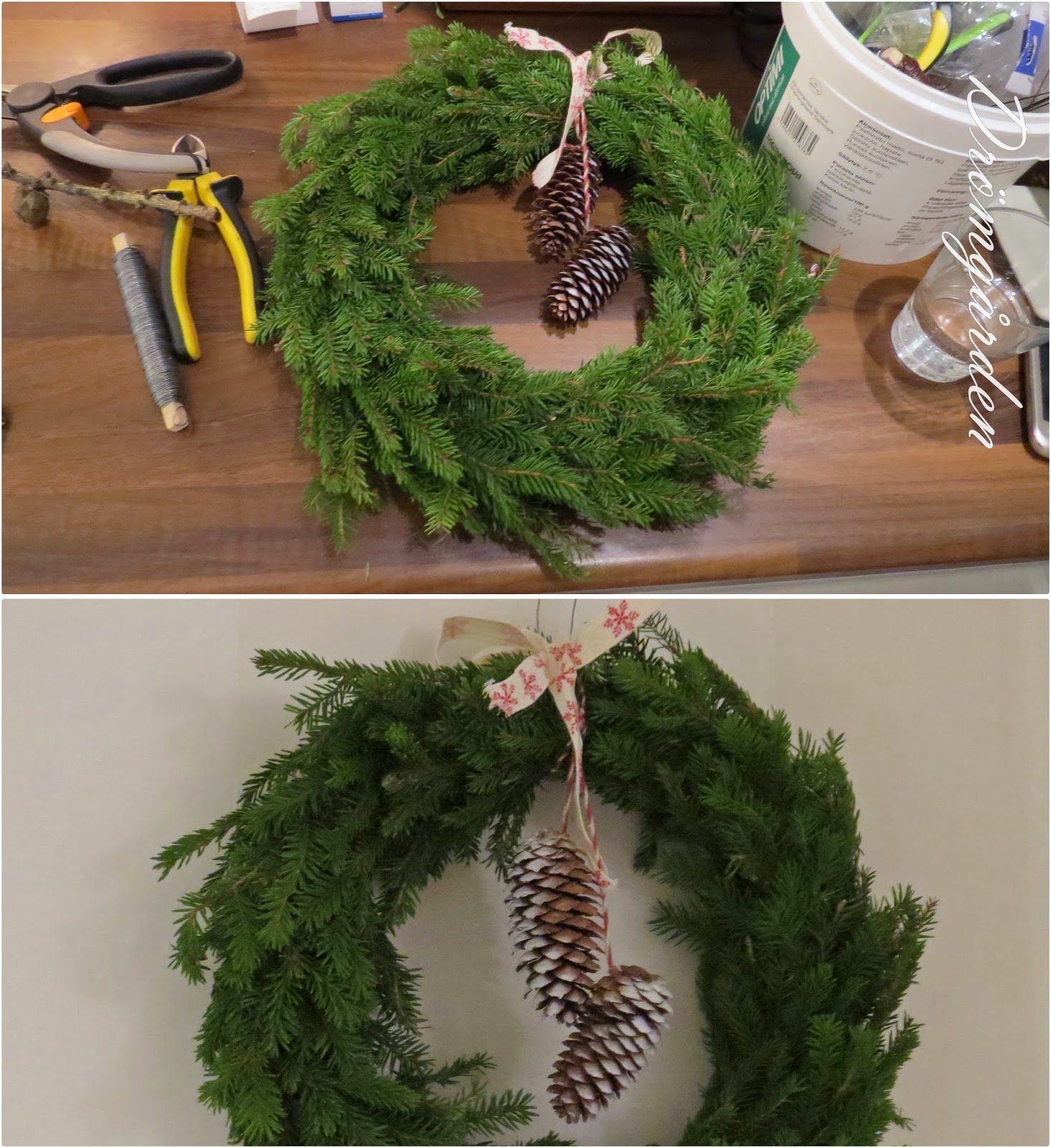 Drömgården: Årets kransar...