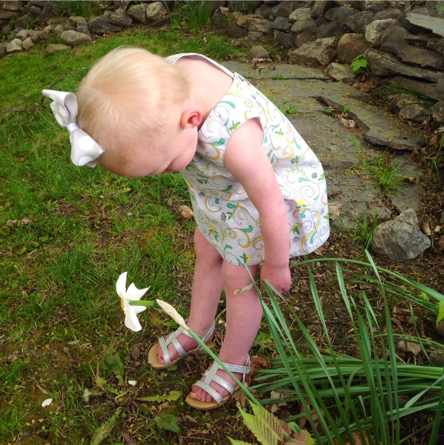 Year Of Dresses: Open Back Baby Dress