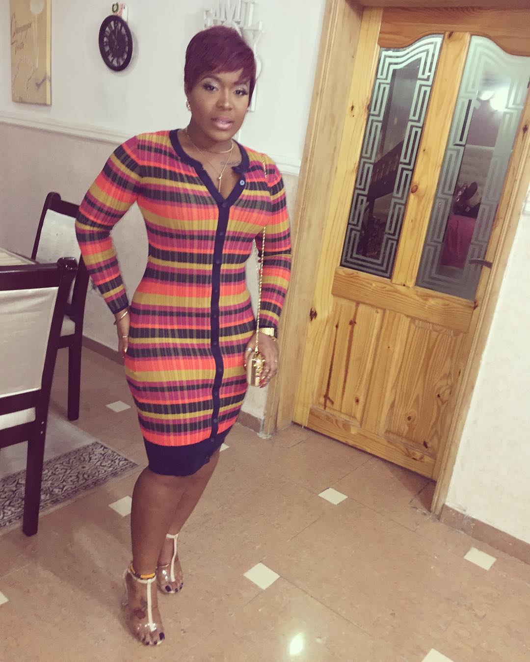 Radio on air personality Moet Abebe looks amazing in this dress she ...