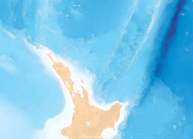 master maps: Creating a seafloor map using shaded relief