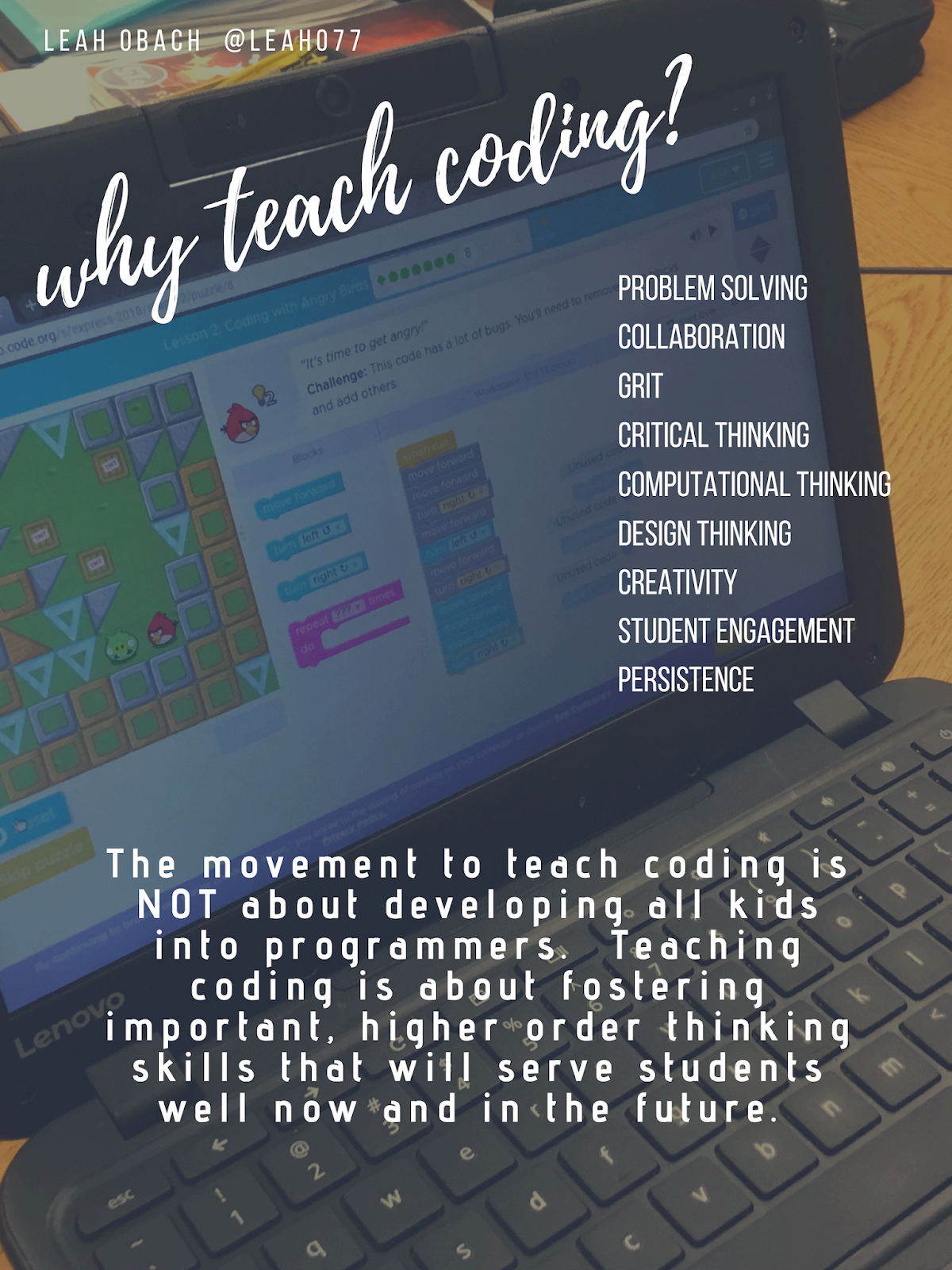 The Passionate Educator: a blog by Mrs. Obach: Coding in the Classroom