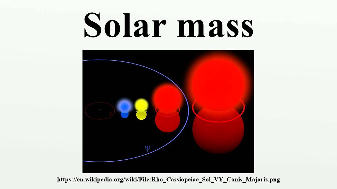 Solar mass