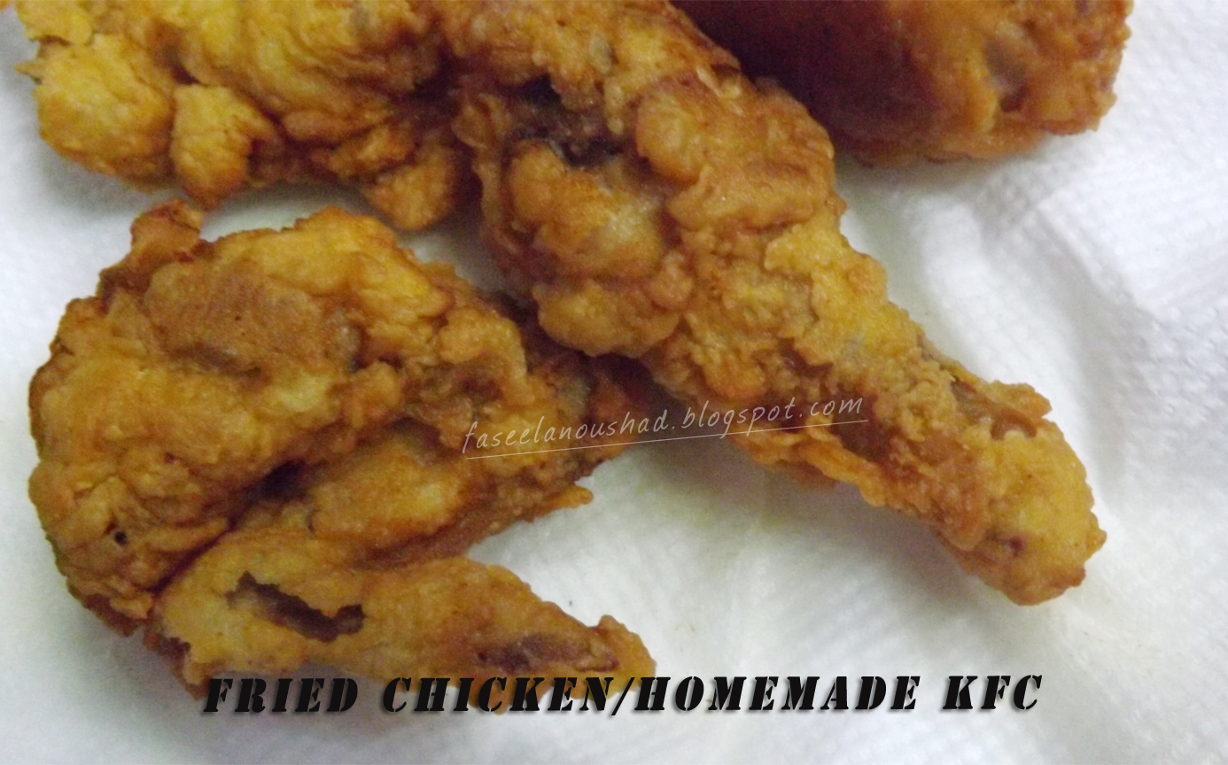 GOOD FOOD ENDS WITH GOOD TALK: Fried Chicken/Homemade KFC
