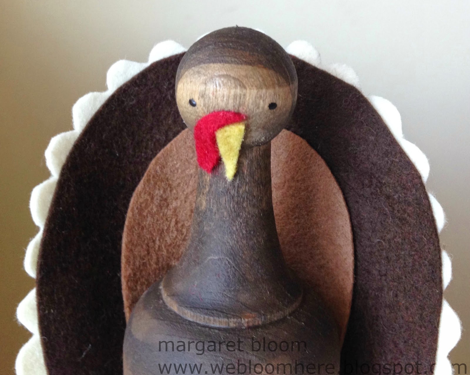 we bloom here: a tiny turkey tutorial