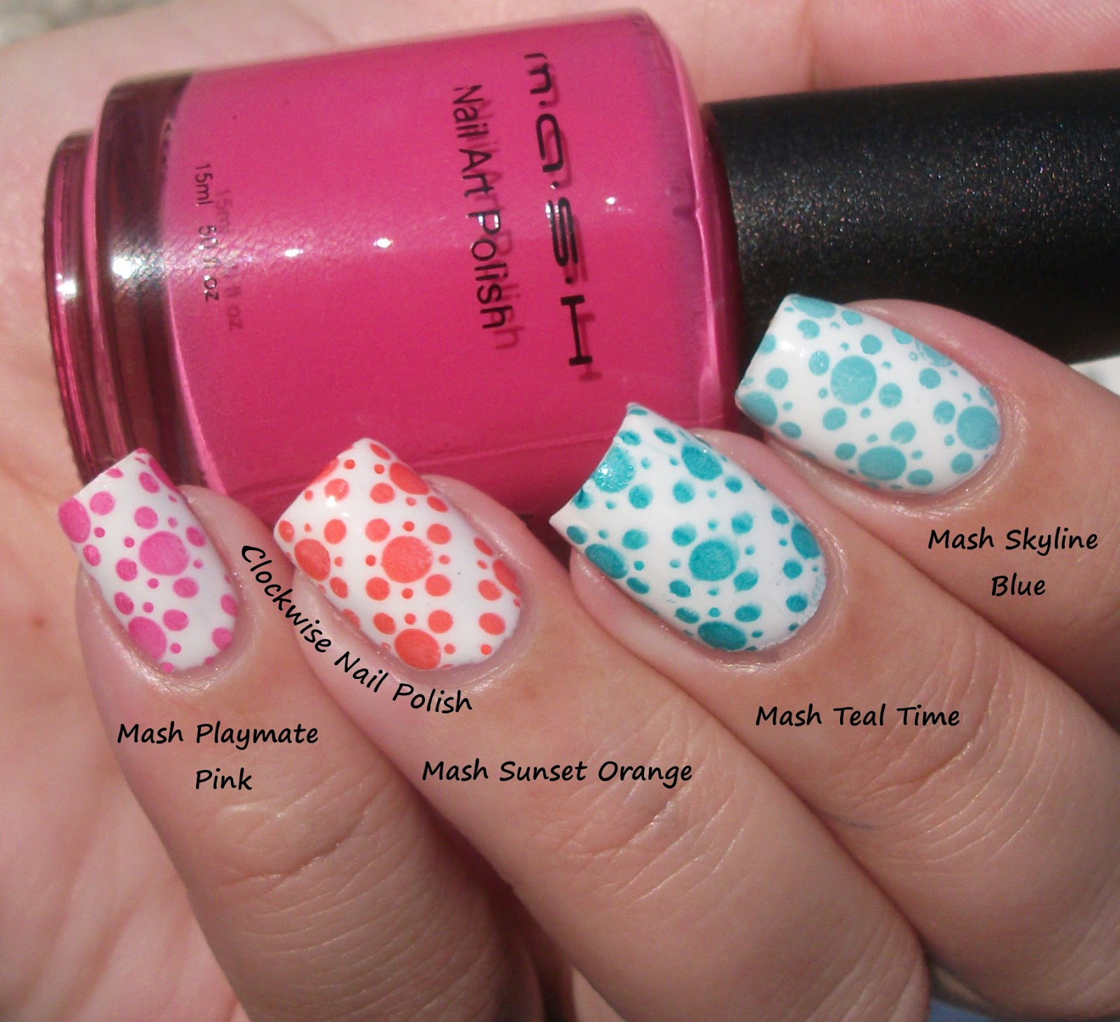 The Clockwise Nail Polish: New MASH Life in Color - Stamping Polishes ...