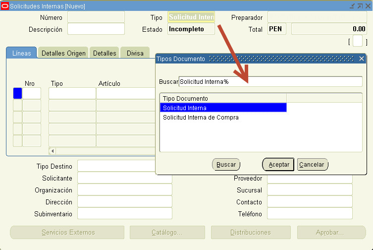 Compartiendo Tips de Oracle: Solicitudes Internas(Requisiciones)
