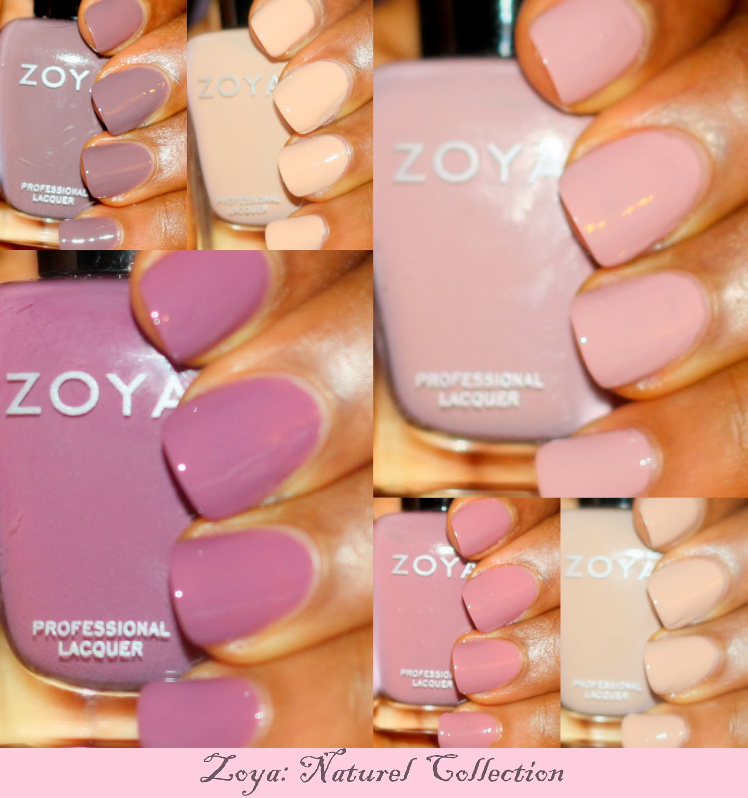 Zoya Pink Swatches