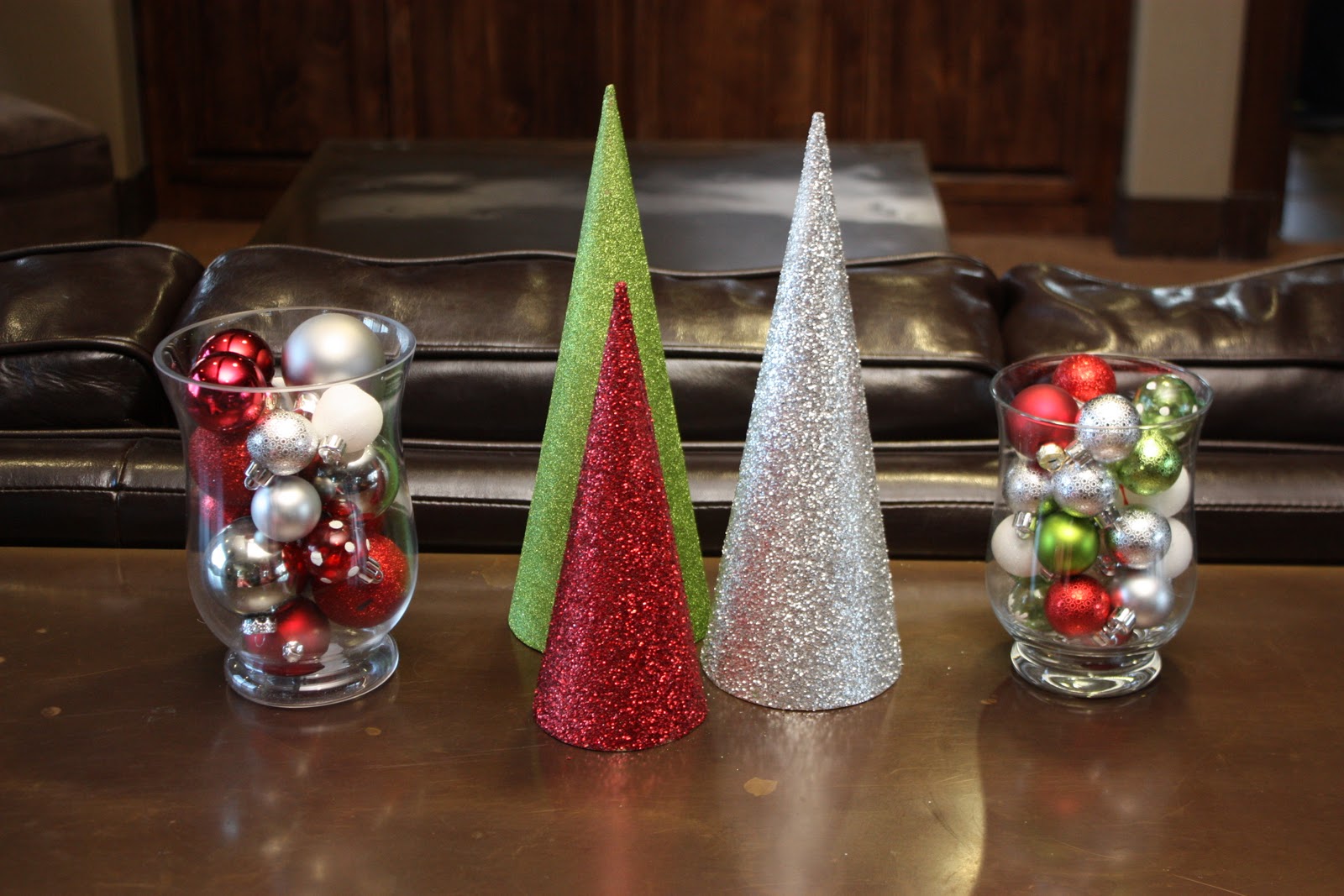 5M Creations: DIY Glitter Trees Tutorial