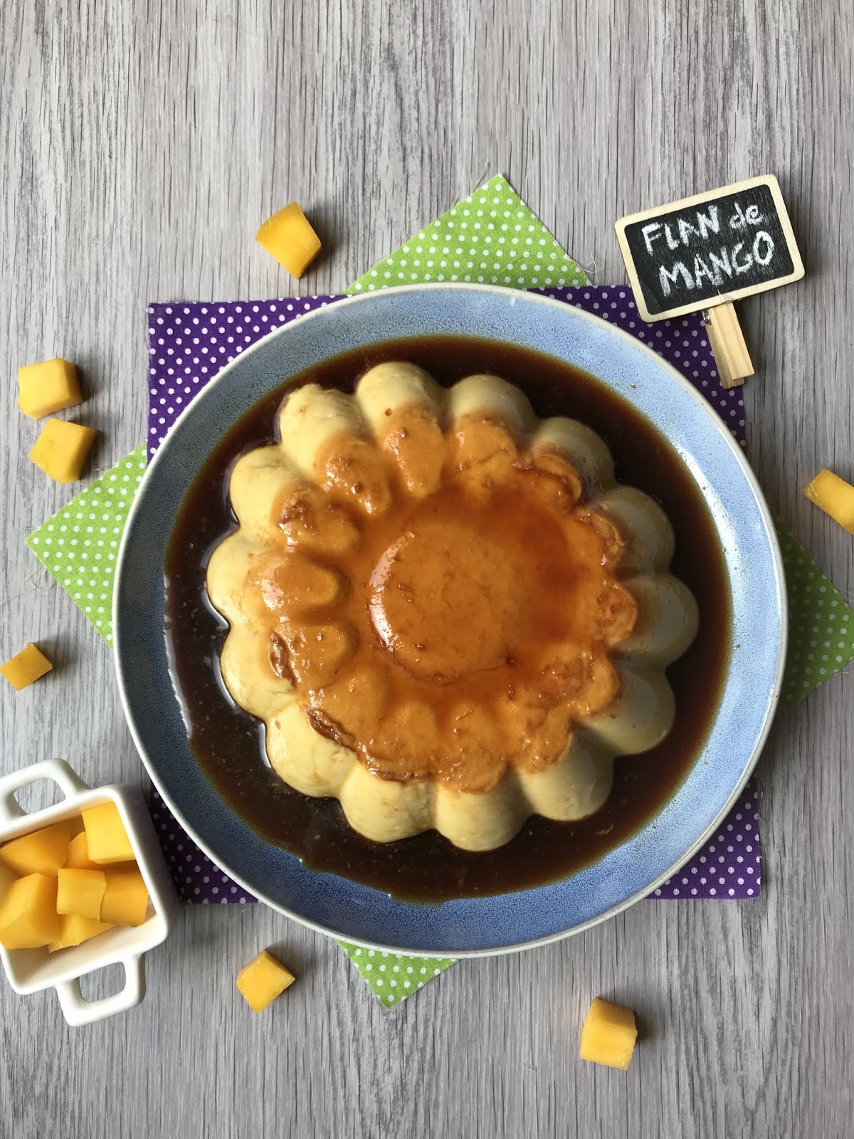Flan de mango (con vídeoreceta). El Asaltablogs