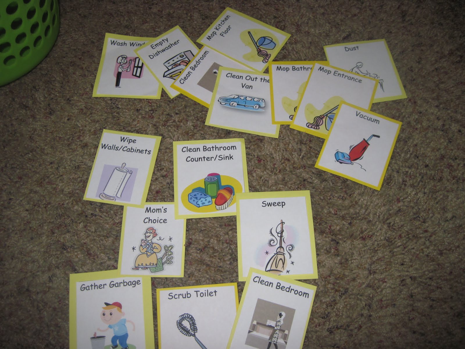 Homespun Home: Task Cards