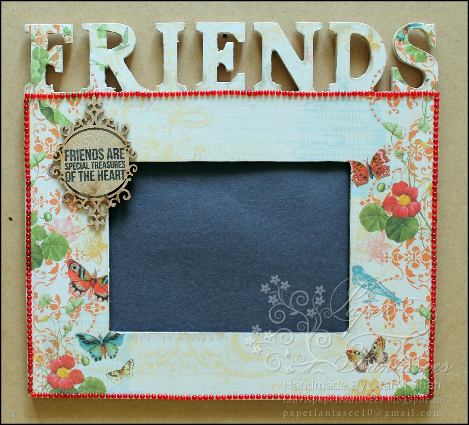 Paper Fantasees - The Craft Blog: Decoupage Frames