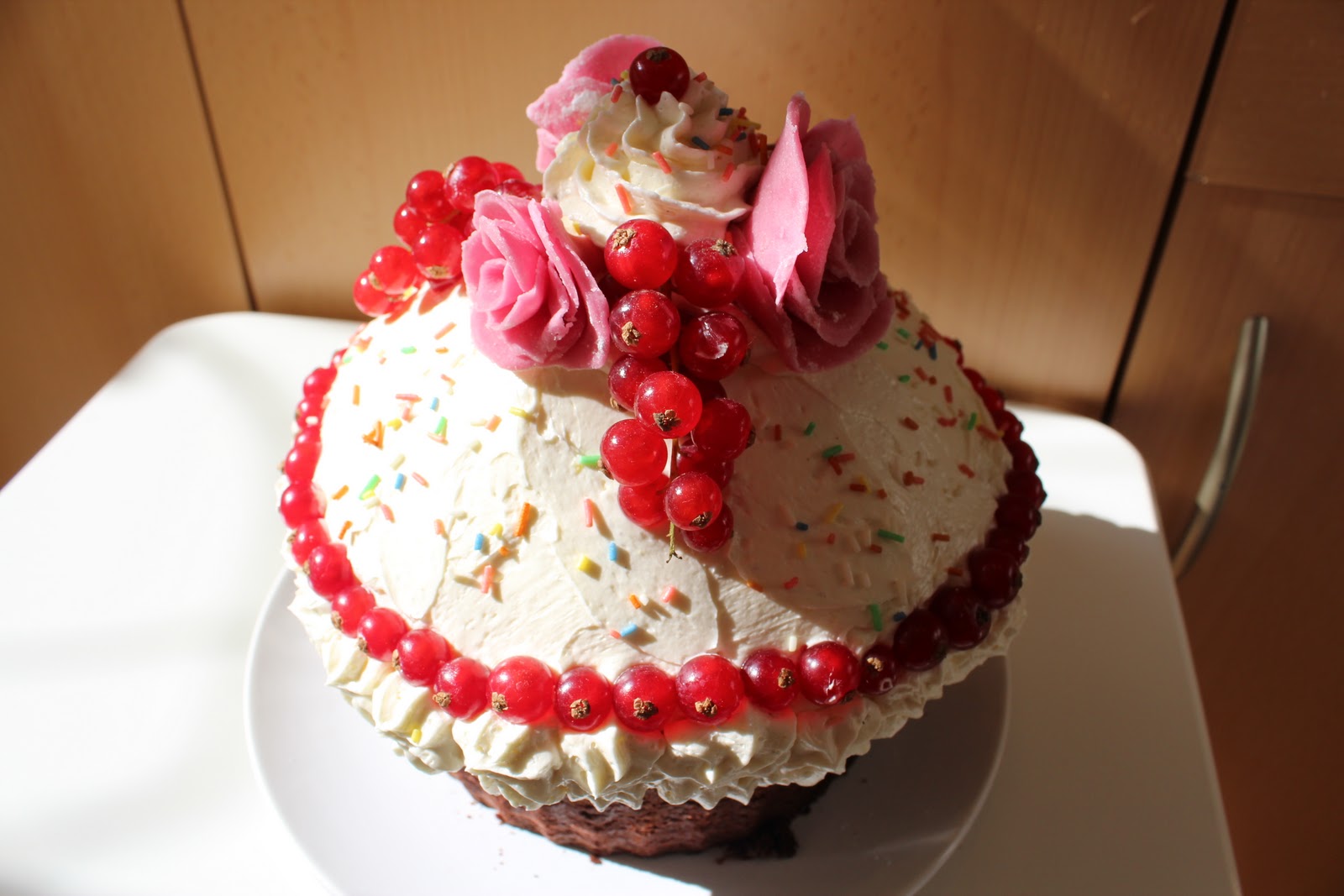 Symmetry and Cake: Giant Vegan Cupcake