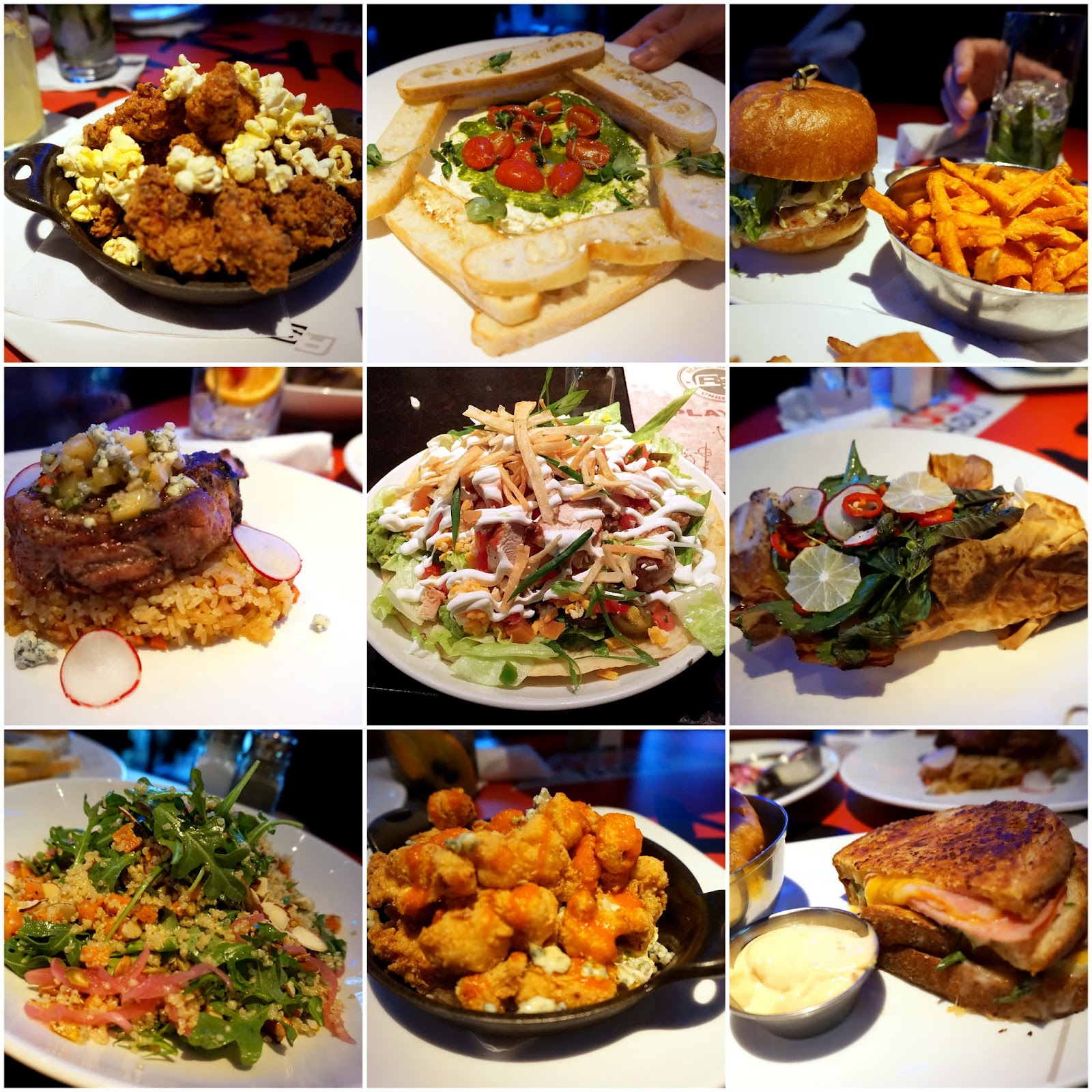 Filming at Real Sports Bar & Grill - Food Junkie Chronicles