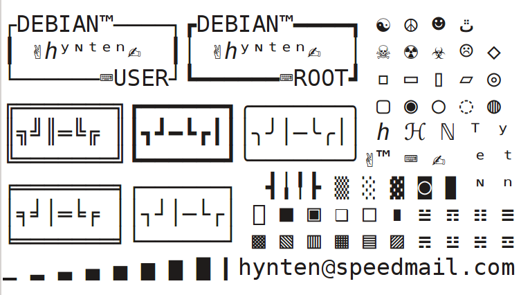 Mellan mardröm & verklighet!: Snygga ascii tecken - messletters.com/sv