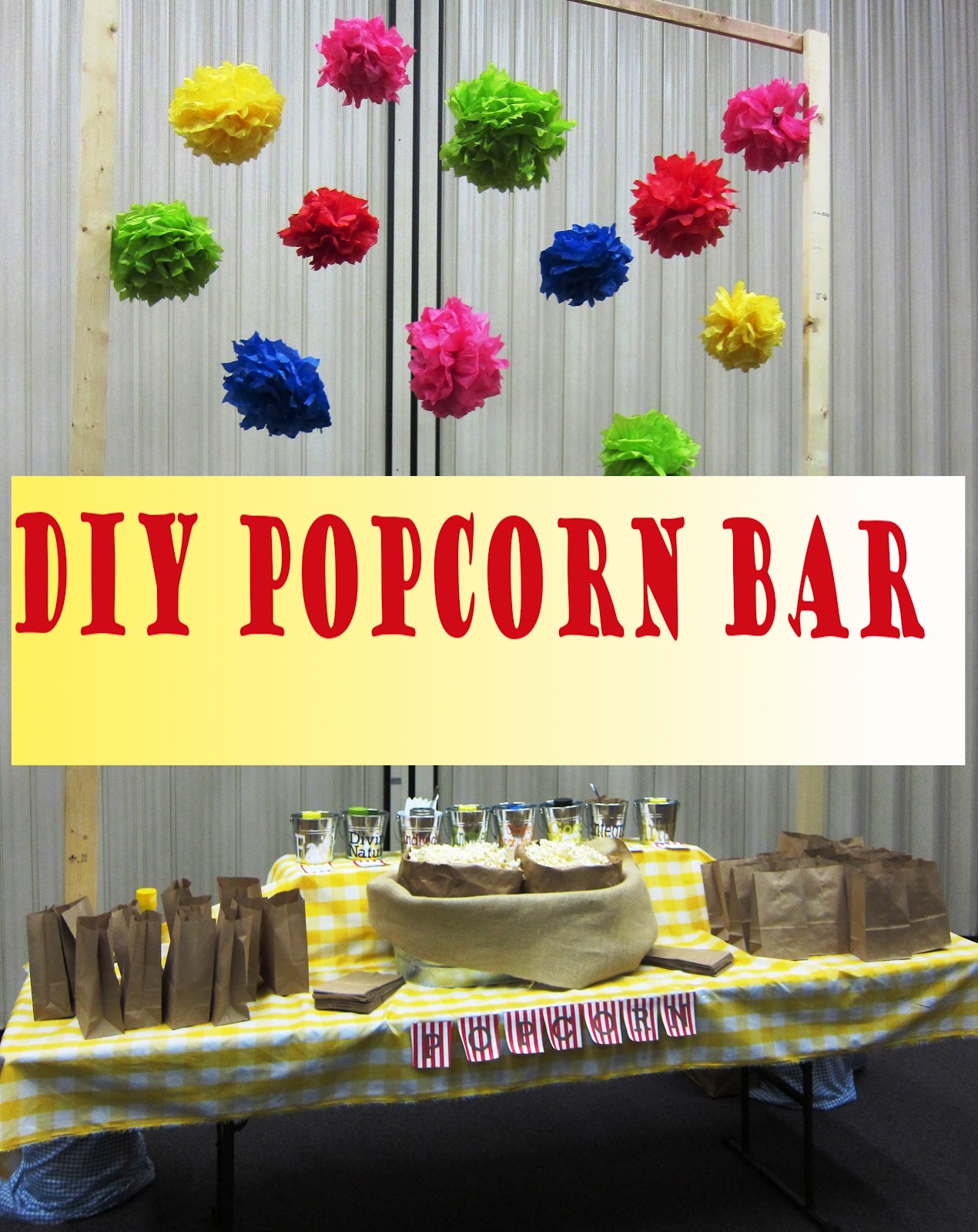 Fresh Juniper Diy Popcorn Bar