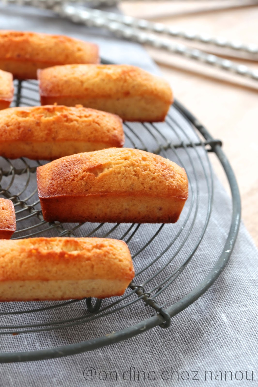 Financiers extras moelleux de Hugo et Victor / On dine chez Nanou