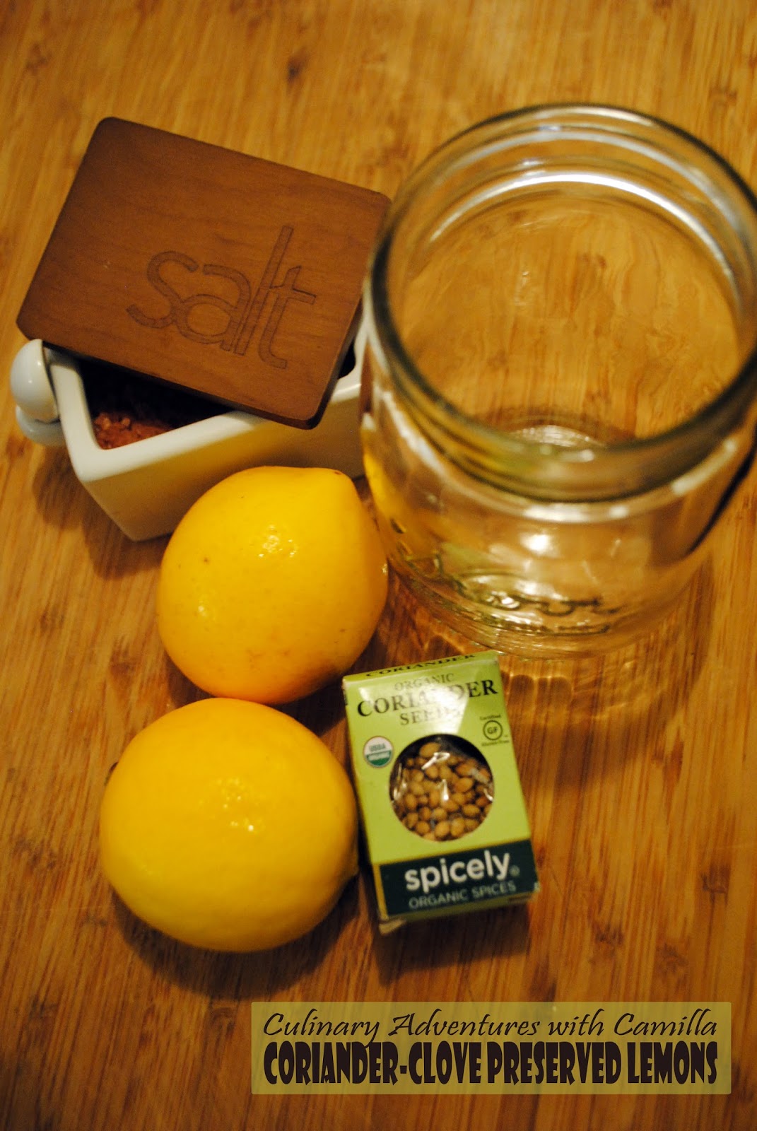 Coriander-Clove Preserved Lemons