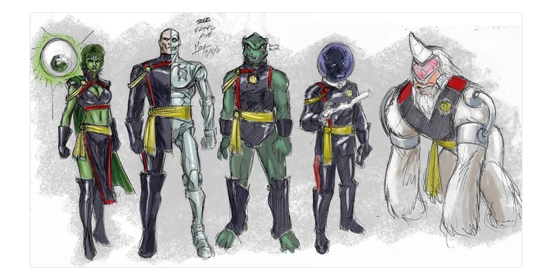 Seduced by the New...: Legion of Super-Heroes Villains: Fatal 5 Fan Art