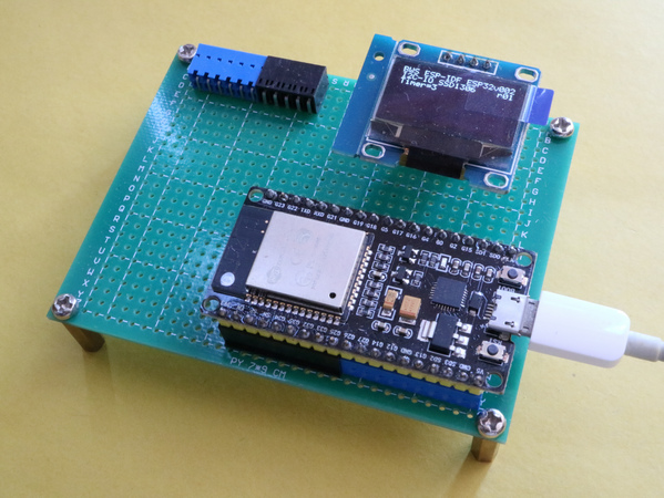 BugWorkShop - 甲蟲工作室: DIY - ESP32：ESP32 SSD1306 0.96吋 I2C OLED 屏模組程式（十二）