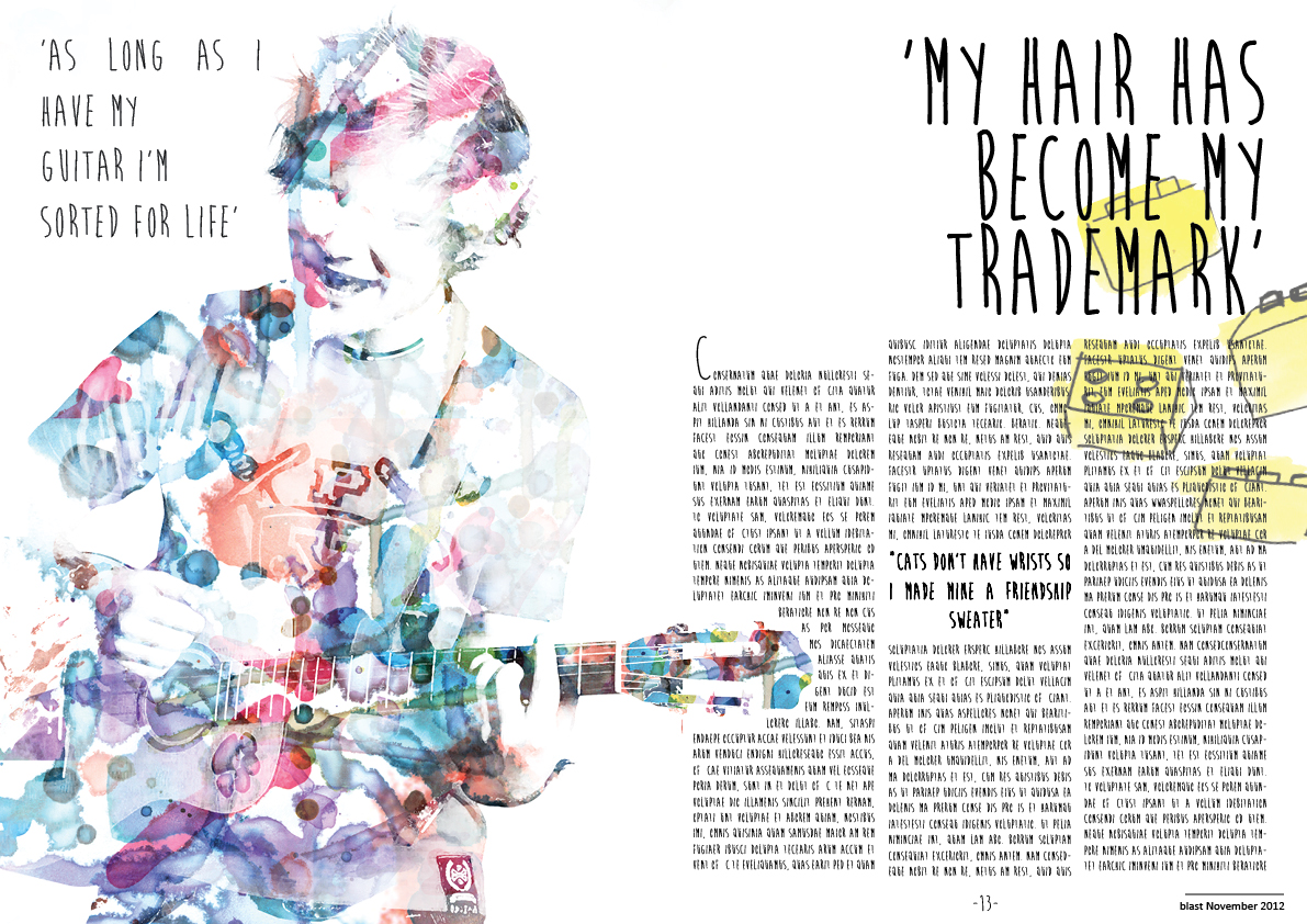 AS Graphics Unit 1: Magazine cover & Double page spread