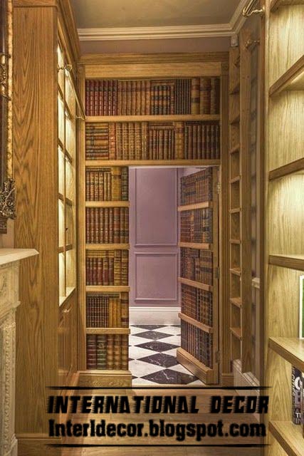 Hidden doors, Secret doors designs ideas pictures