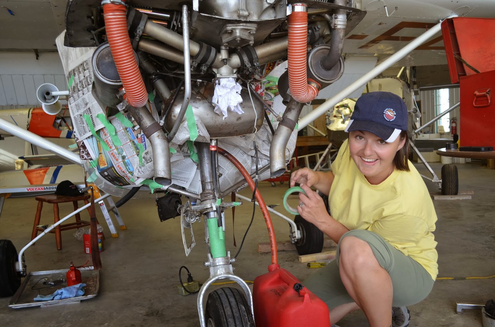 RAA Club Plane with 99s Cessna 150 C-FLUG at Lyncrest Airport, Winnipeg ...