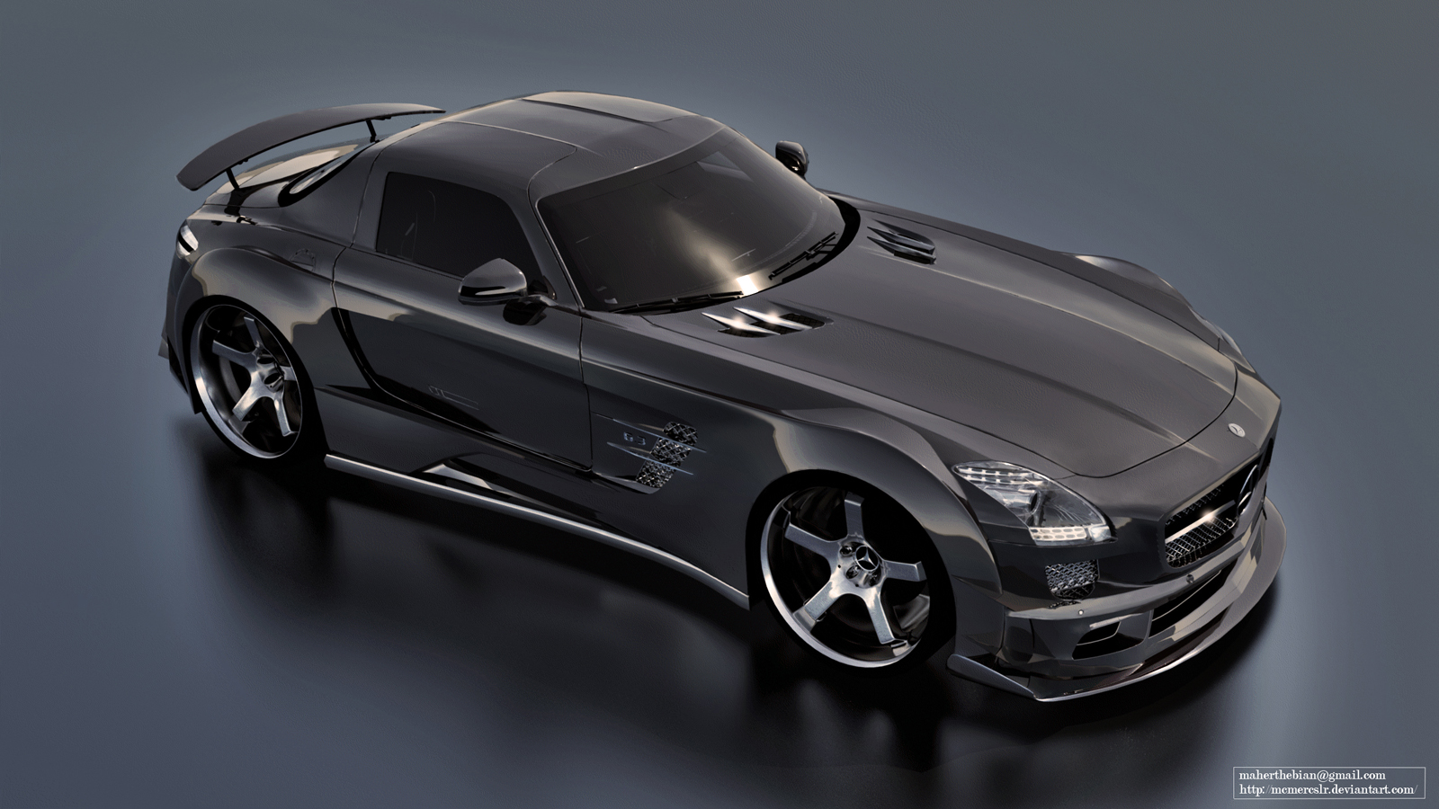 Mercedes-Benz SLS AMG Wide Bodykit by Maher Thebian : ebeasts.com