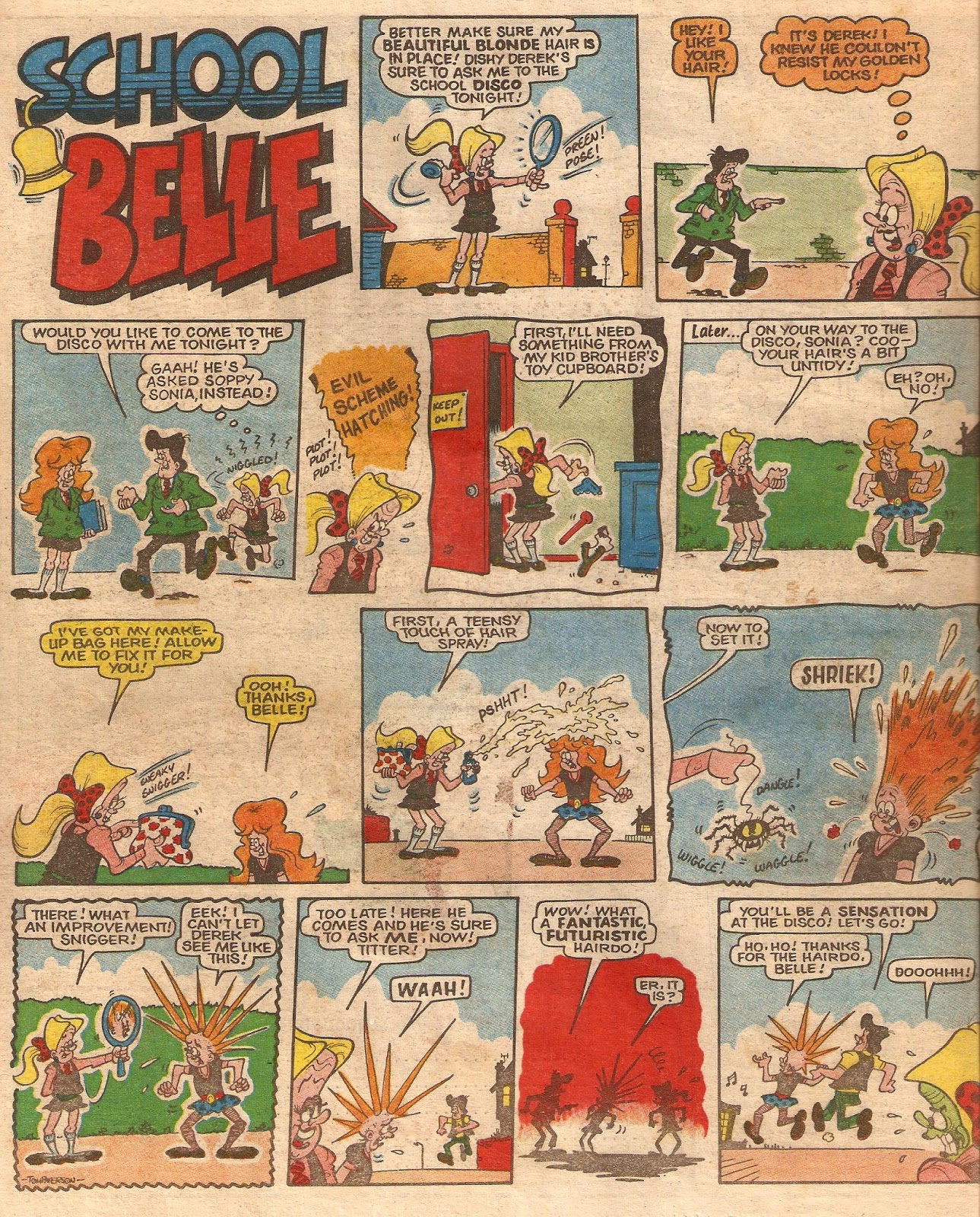 Wacky Comics!: Tom's Very First Buster