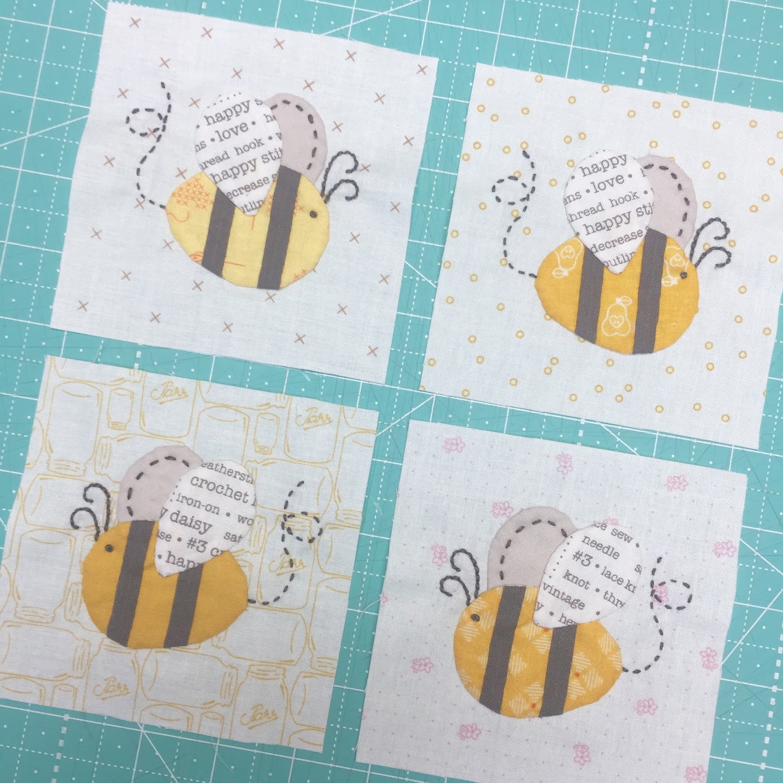 Bee In My Bonnet: Bee Happy Sew Along - Cherries and Bee Tutorials!!