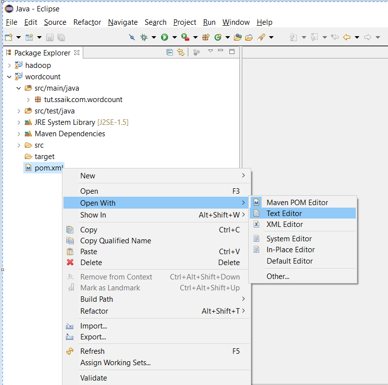 Hadoop Word Count Step By Step Execution ~ Ssaik