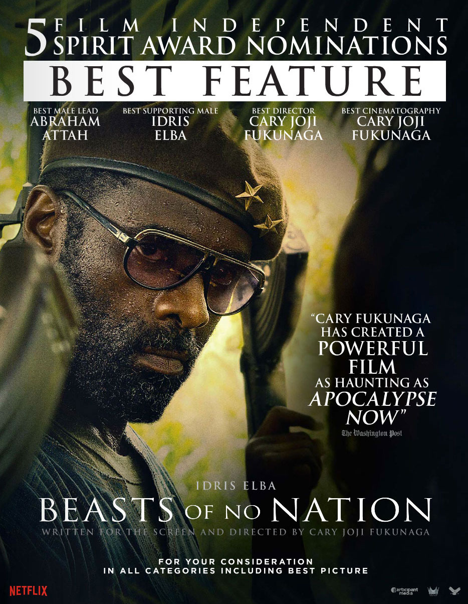 DRAGON: The 50 best films of 2015 / Beasts of No Nation / No 20