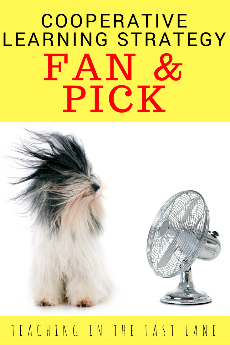 Fan and Pick: A Cooperative Learning Strategy - Teaching in the Fast Lane