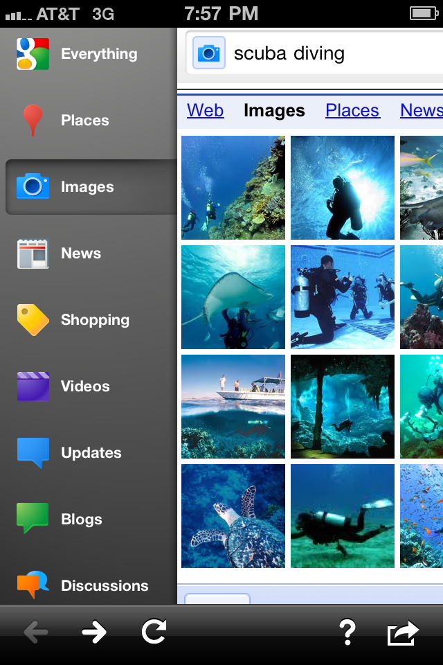 TECHNOLOGY: Google Search app for iPhone.