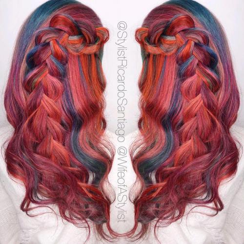 20 gaya rambut warna merah terang terkeren 2016 | Trend Gaya Rambut