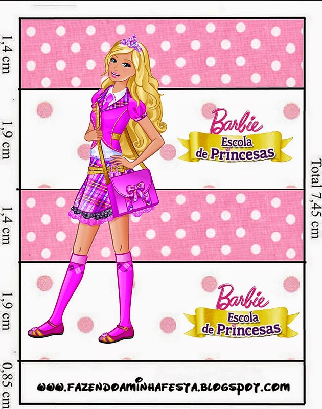 Barbie Princess School: Free Printable Candy Bar Labels. - Oh My Fiesta ...
