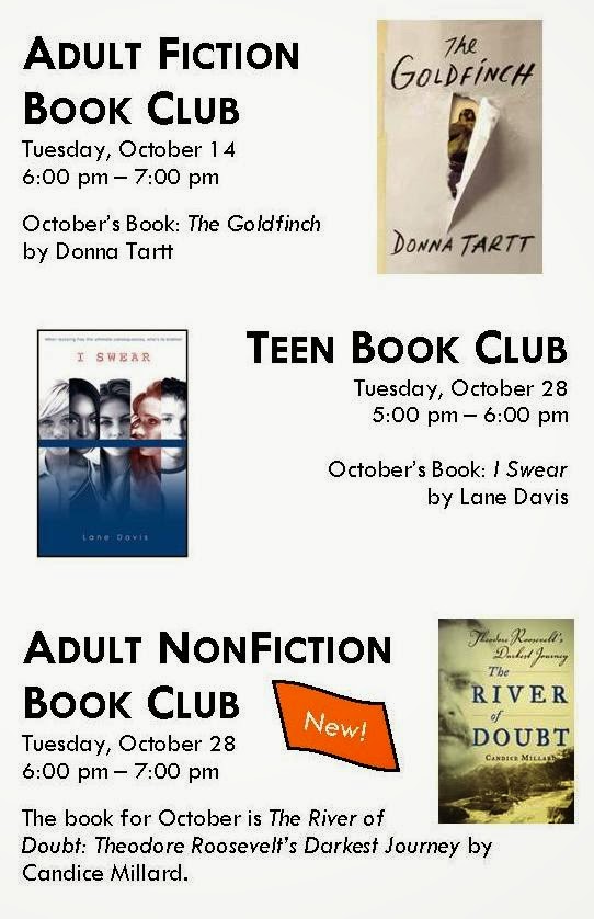 LAWTON PUBLIC LIBRARY: Book Clubs at the Library