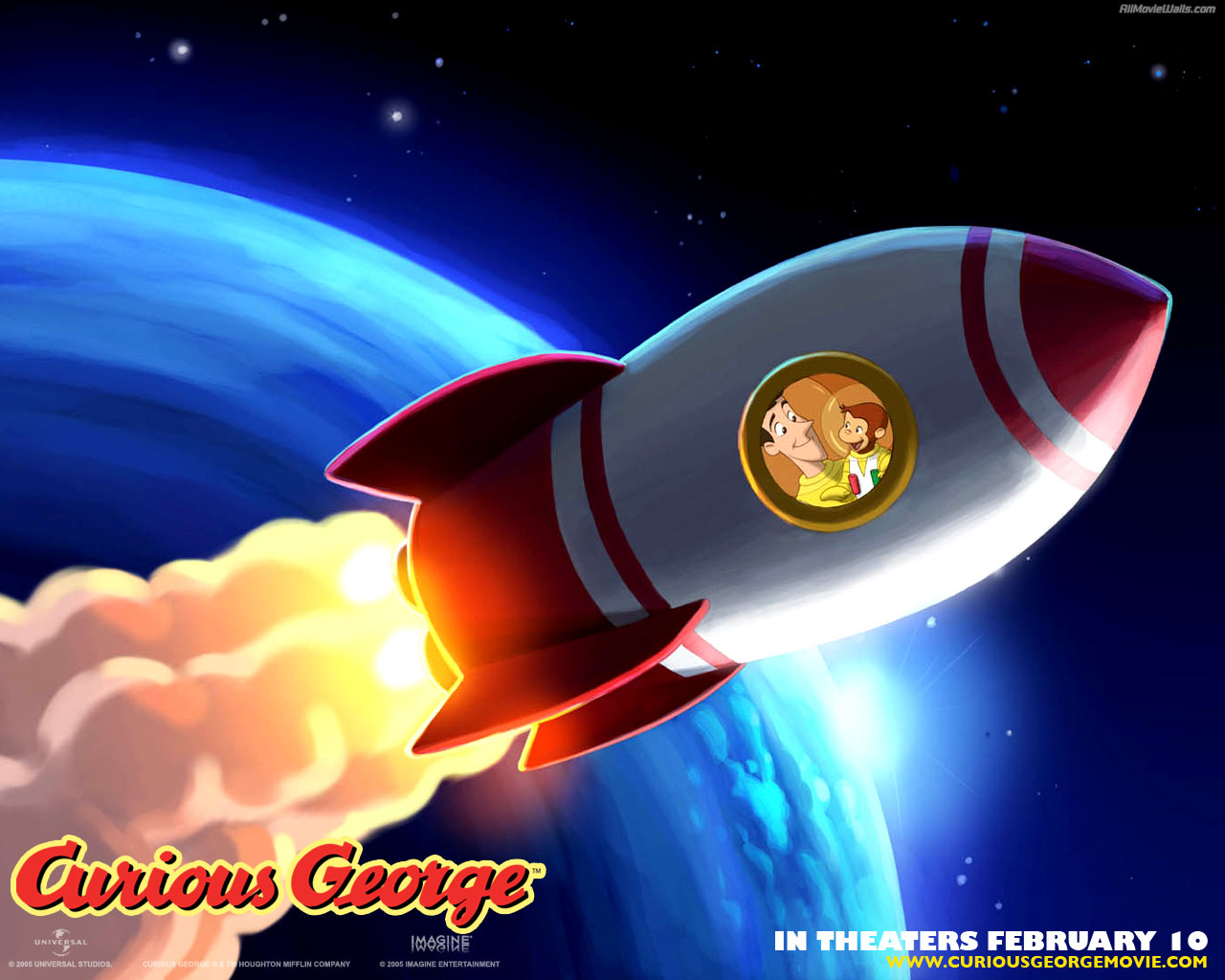 Koleksi Kartun Terbaik: Curious George - On The Space
