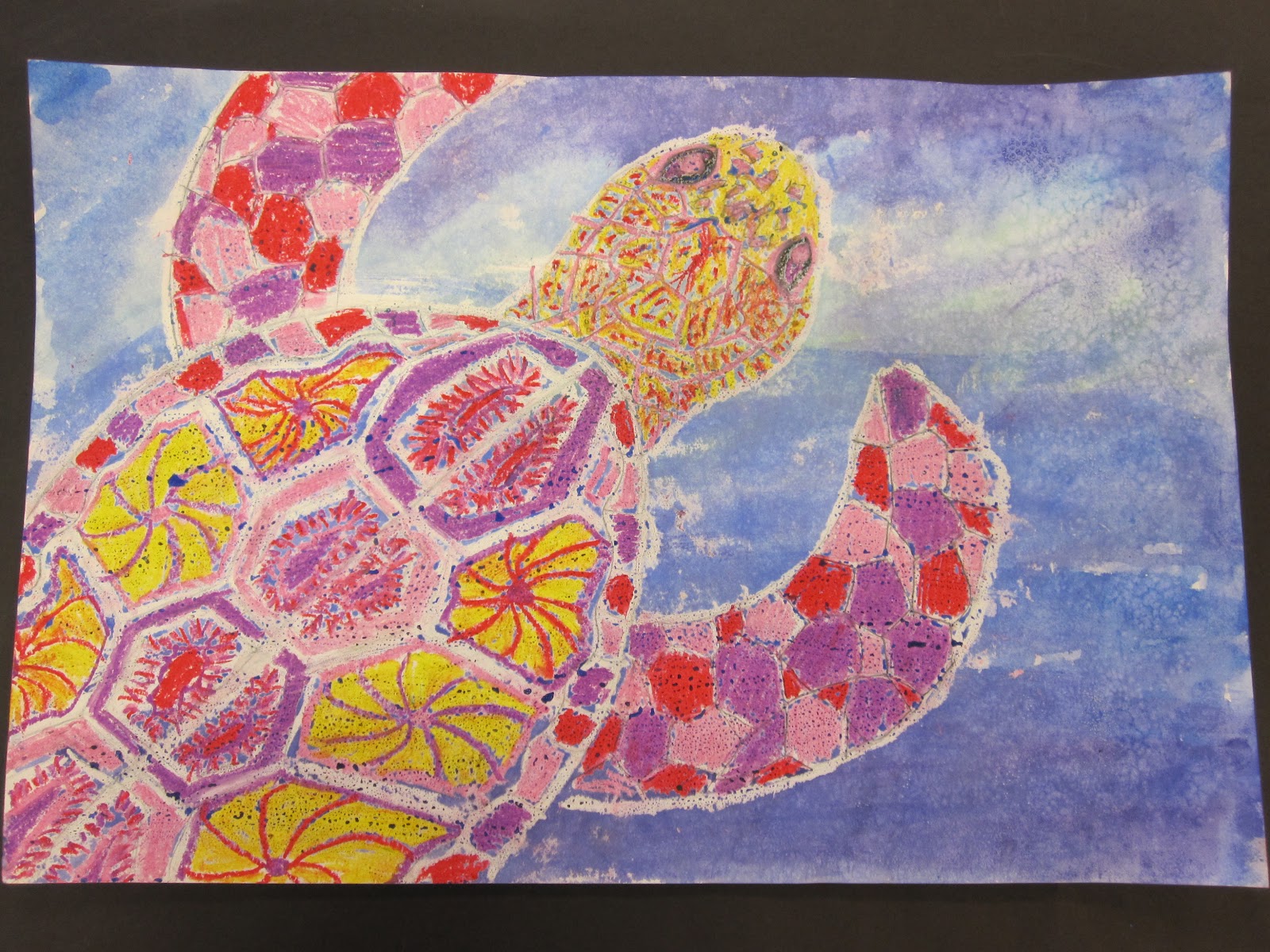 Lake and Hartville Elementary Art: Sea Turtles
