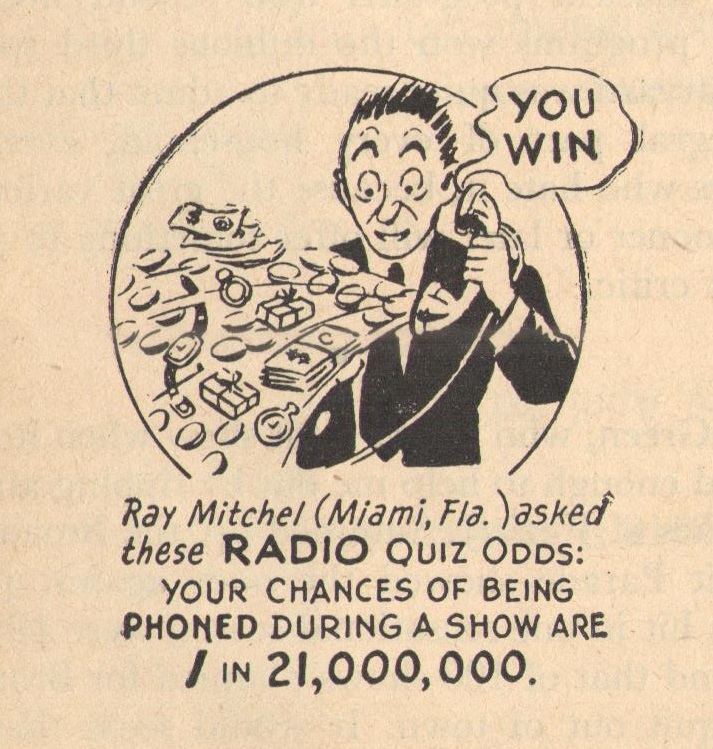 ARCANE RADIO TRIVIA: The Wizard of Odds